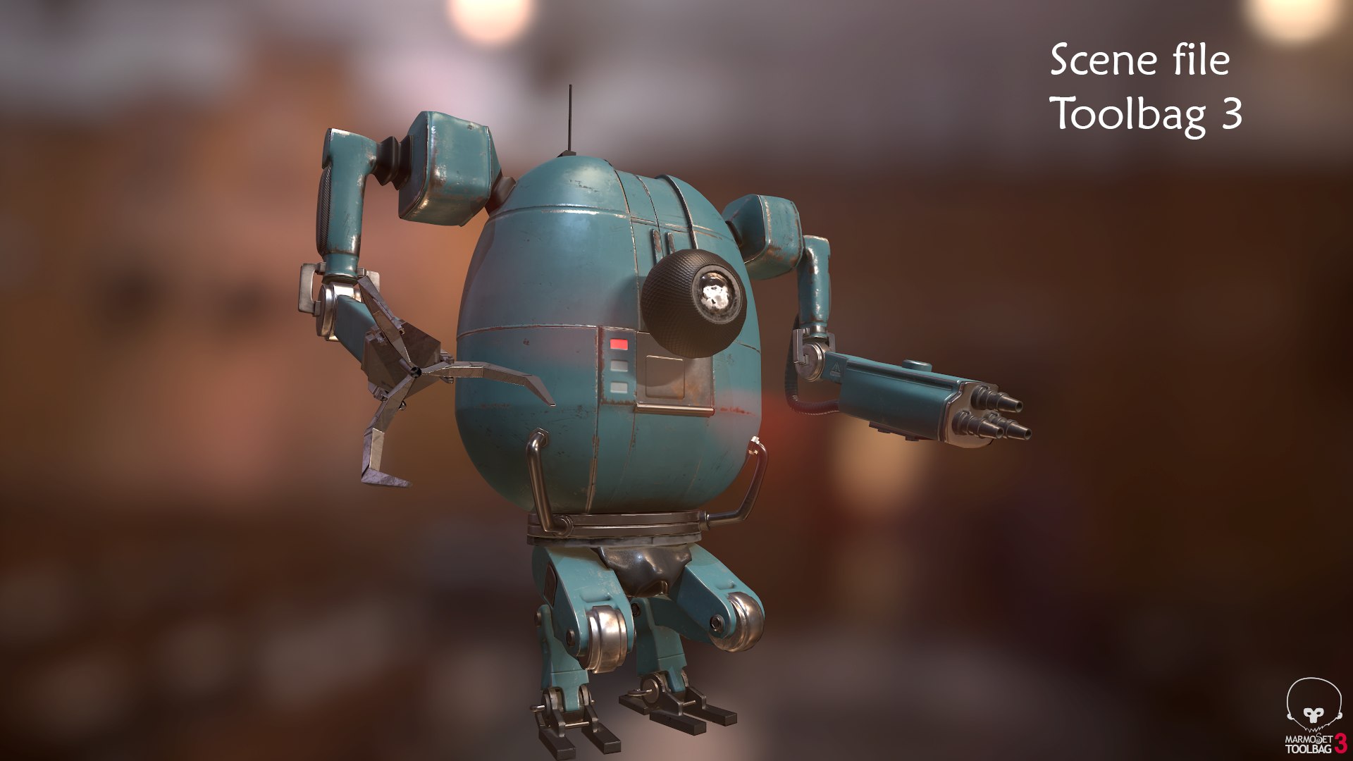 Pbr Robot 3D Model - TurboSquid 1219259