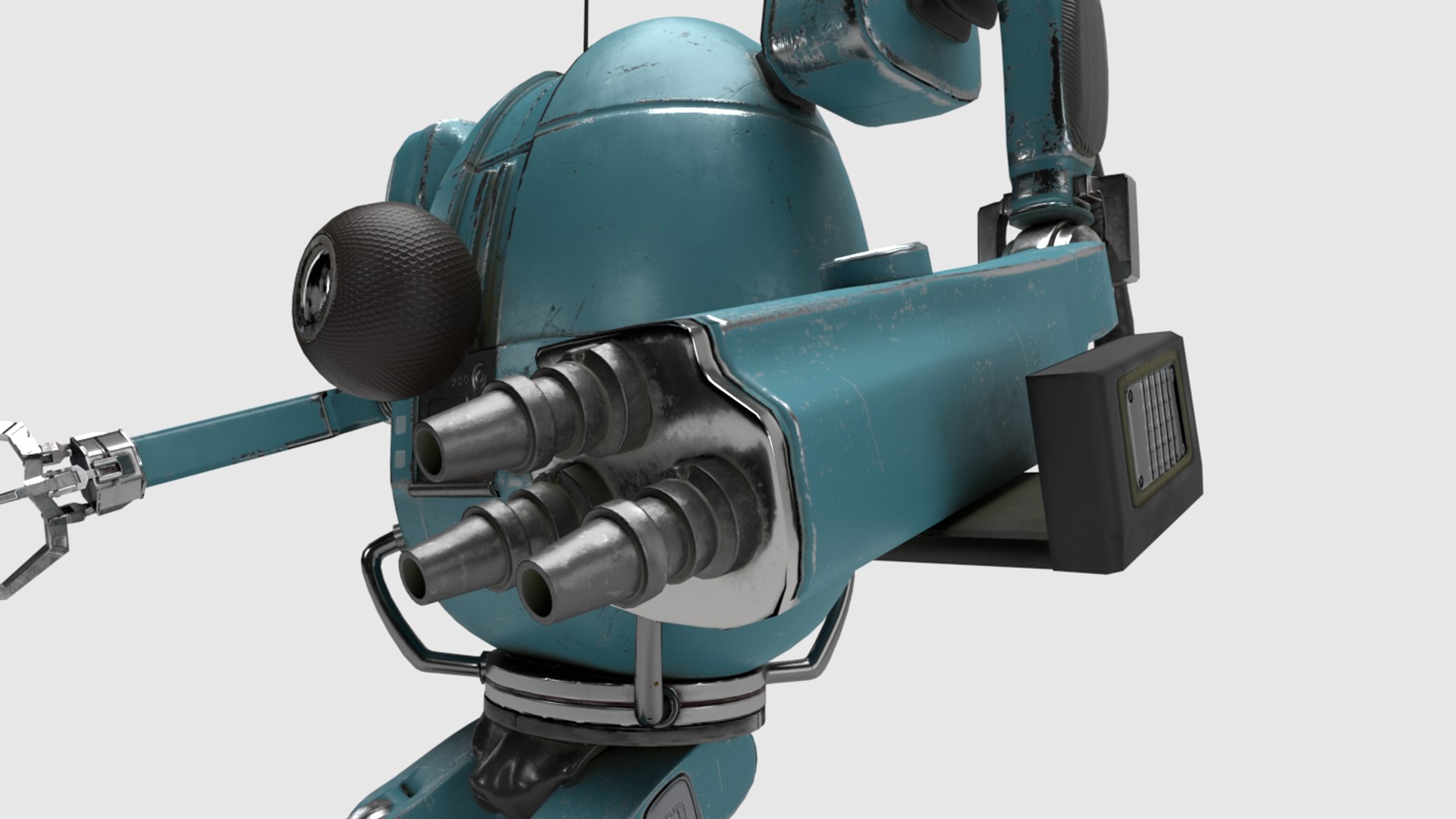 Pbr Robot 3D Model - TurboSquid 1219259