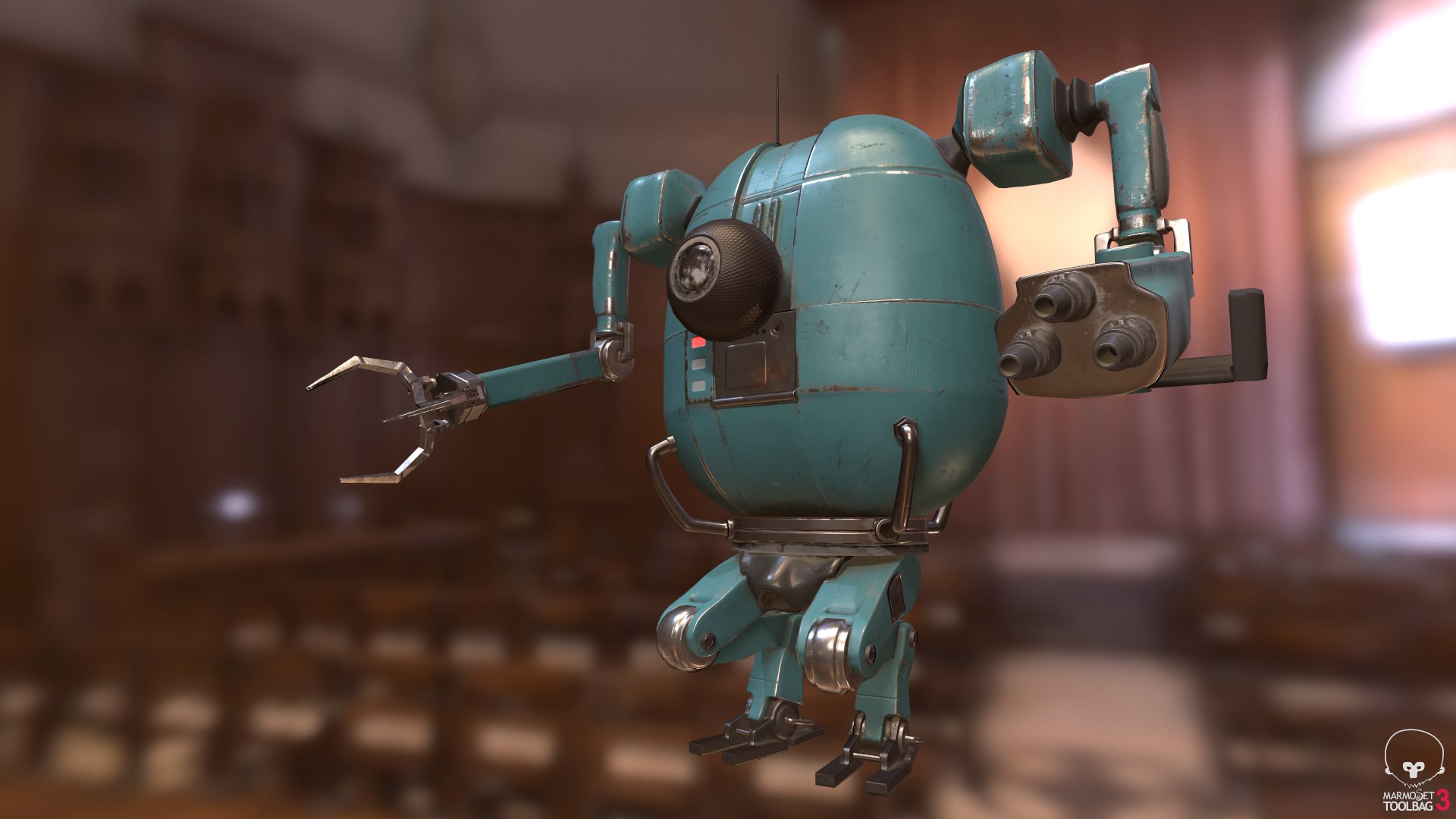 Pbr Robot 3D Model - TurboSquid 1219259