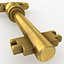 Realistic Vintage Key Gold Silver Max