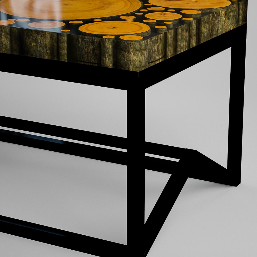3D Epoxy Table Logs - TurboSquid 1320355