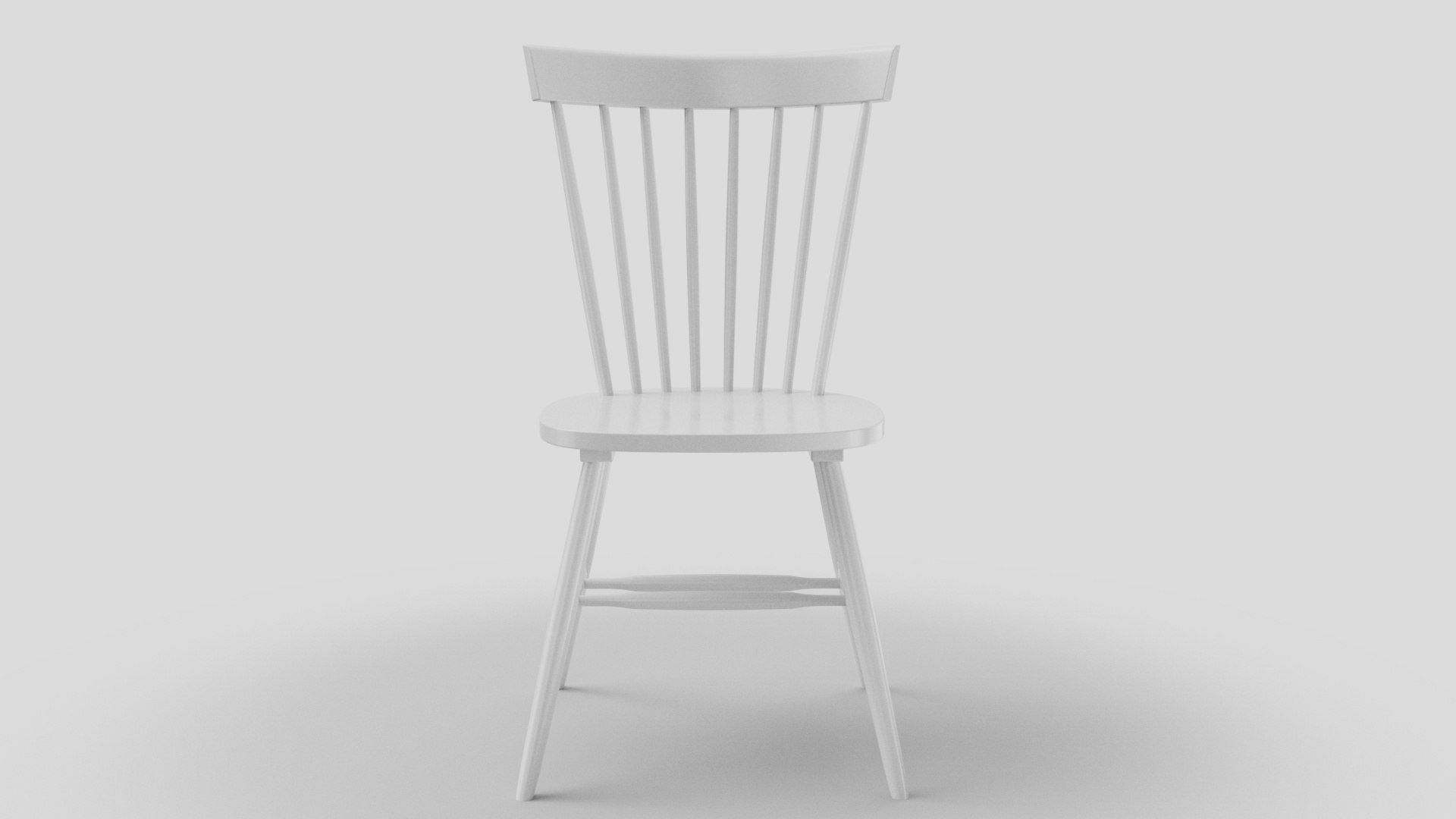 3D Parker Spindle Dining Chair - TurboSquid 2326830
