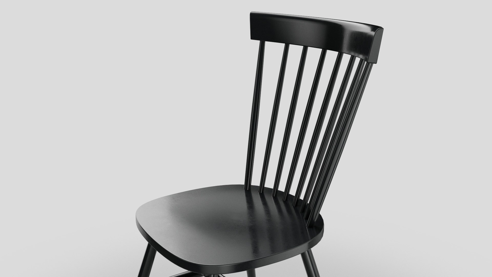 3D Parker Spindle Dining Chair - TurboSquid 2326830