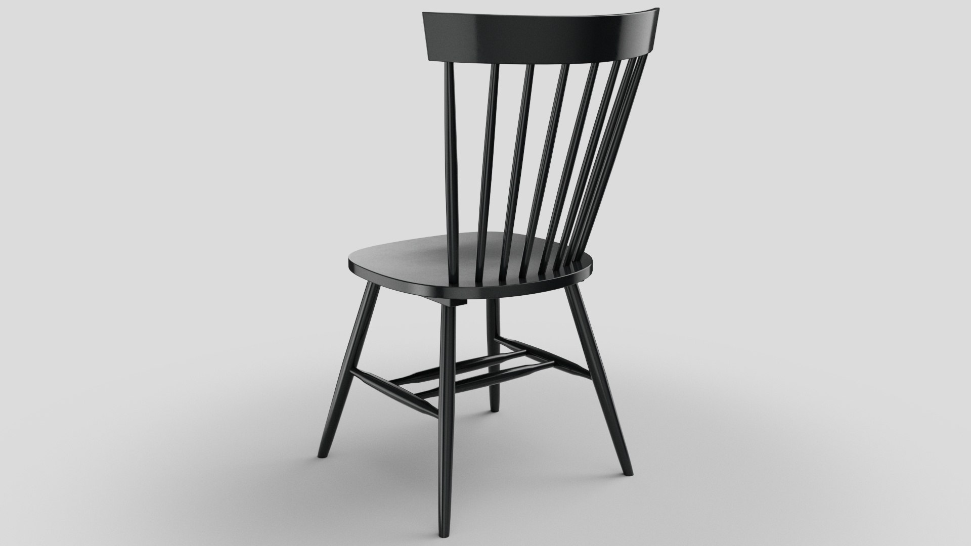 3D Parker Spindle Dining Chair - TurboSquid 2326830