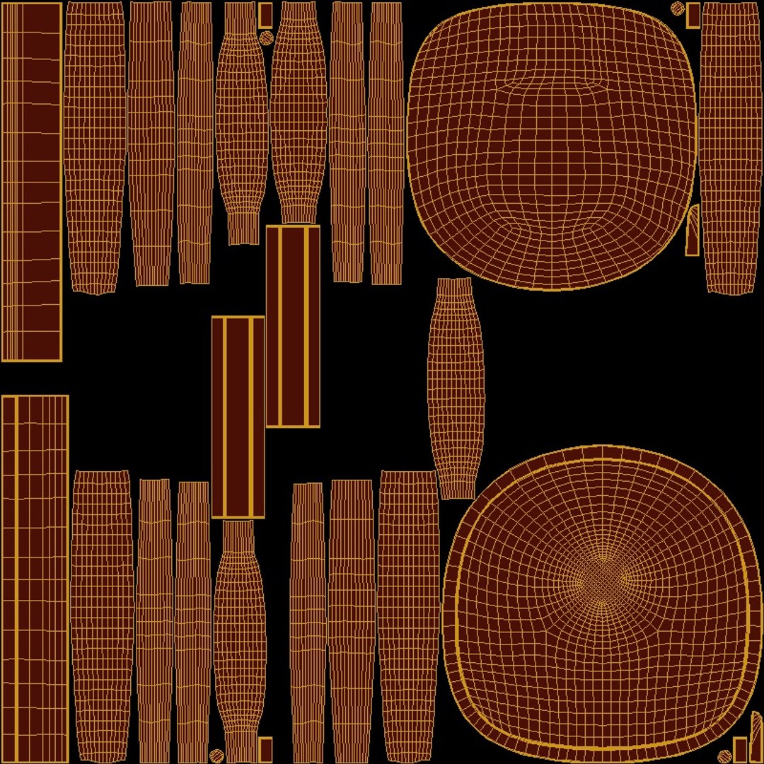 3D Parker Spindle Dining Chair - TurboSquid 2326830