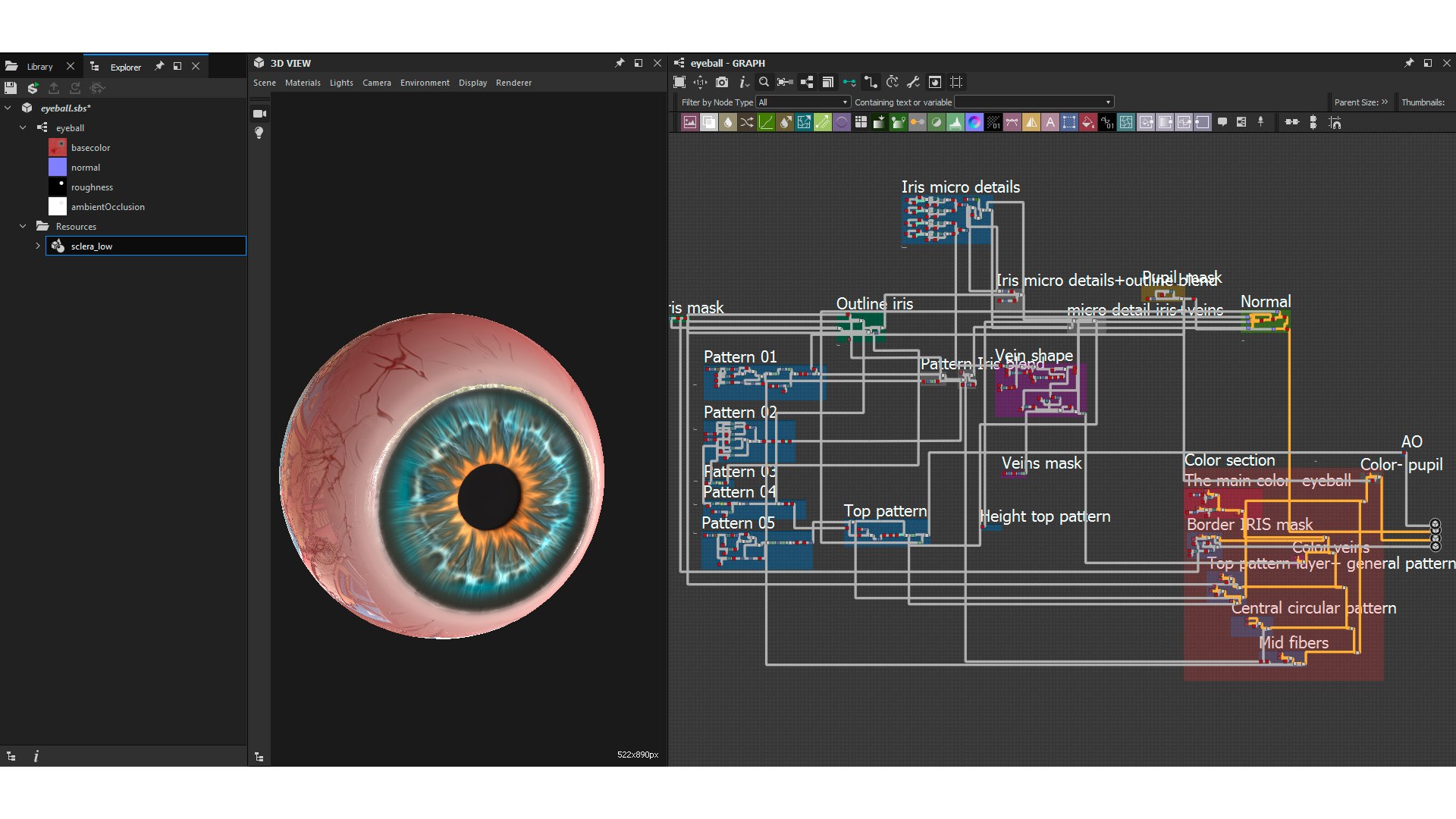 3D Model Realistic Eyeball Generator Eyes - TurboSquid 1663849