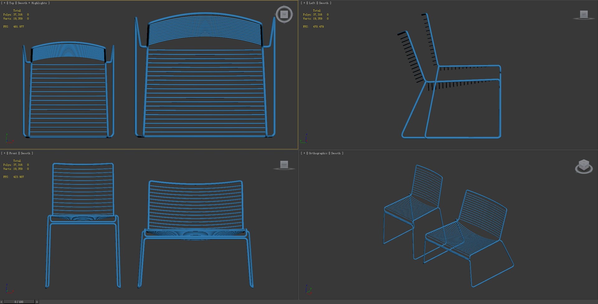 3d Max Hay-hee-chair