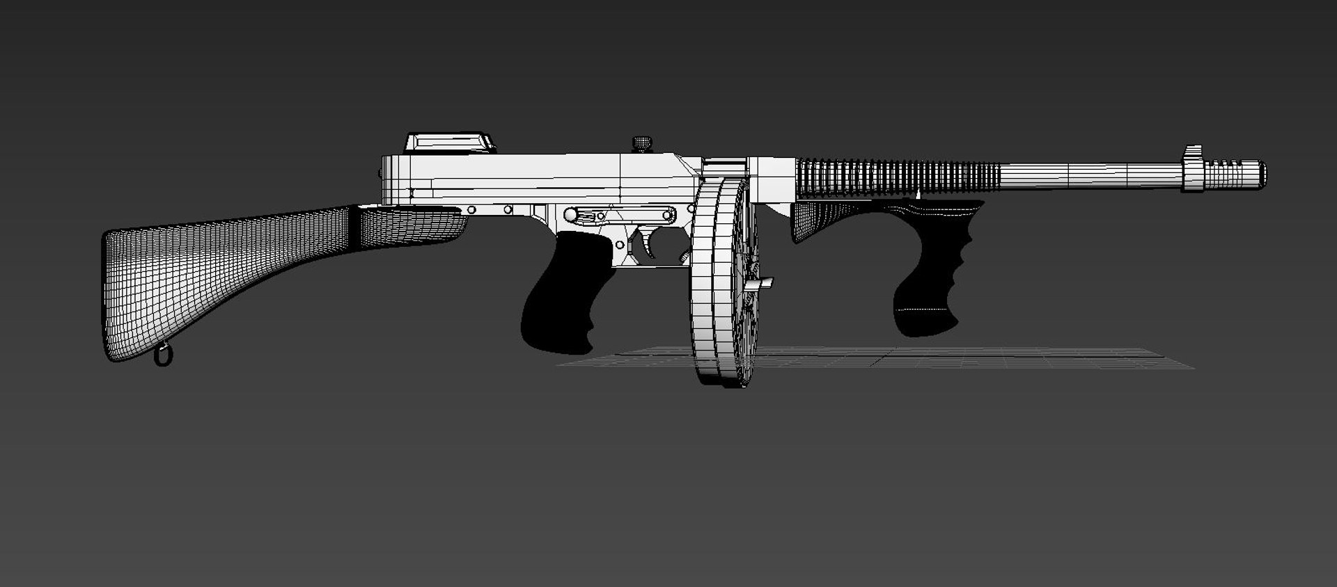 3D Thompson Machine 1928 Model - TurboSquid 1228980