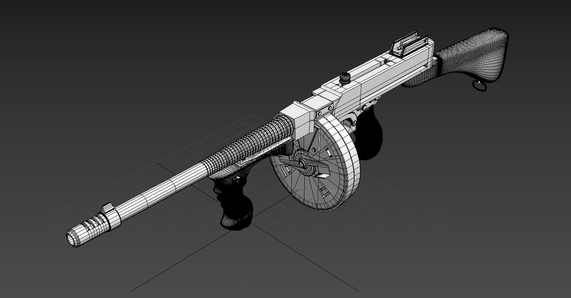 3D Thompson Machine 1928 Model - TurboSquid 1228980