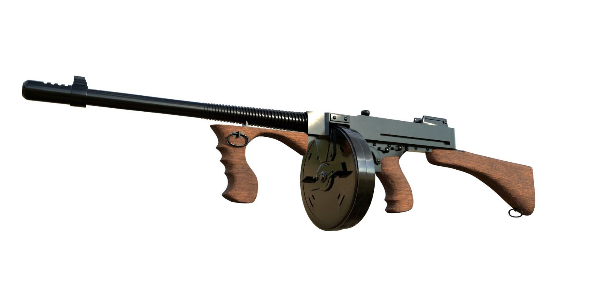 3D Thompson Machine 1928 Model - TurboSquid 1228980