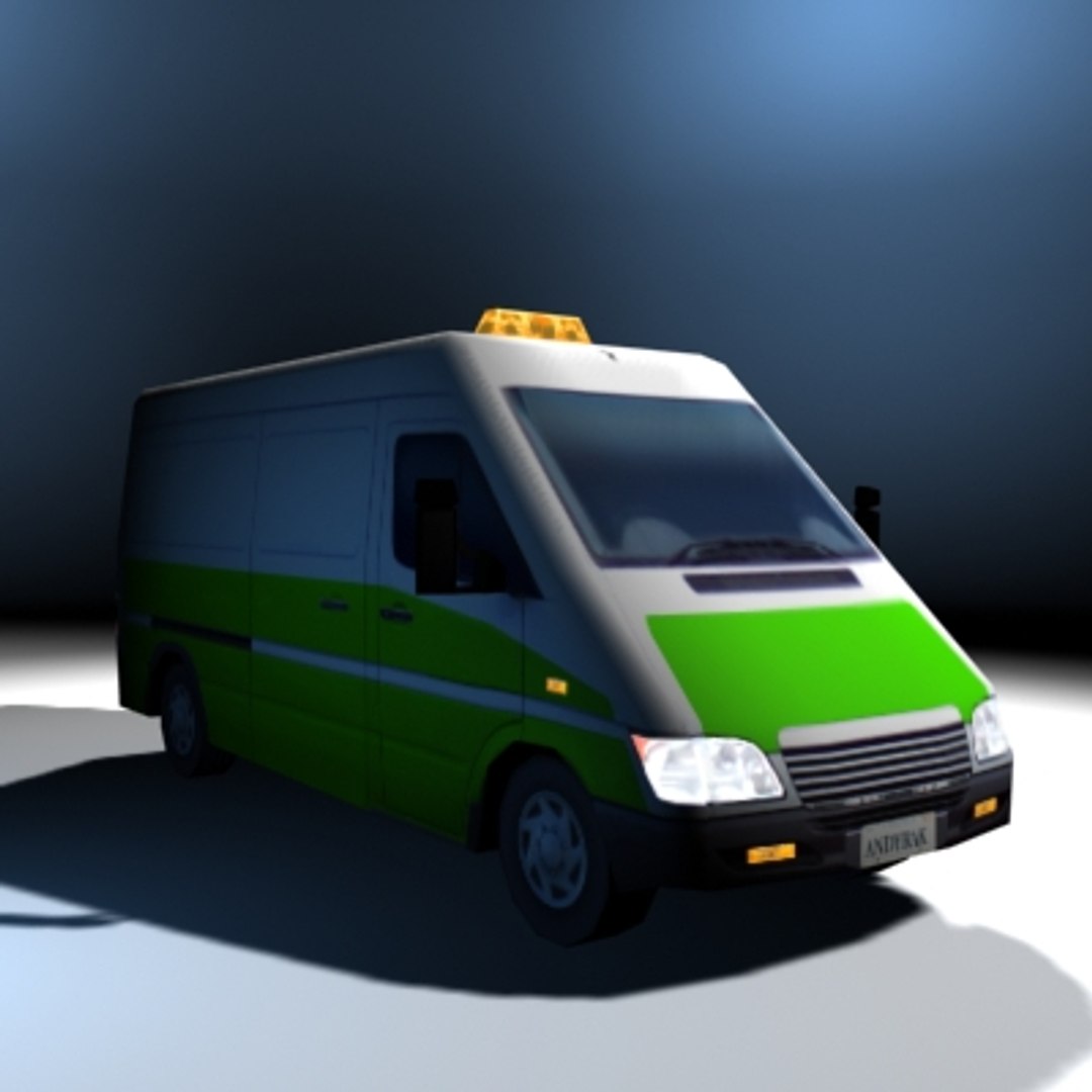 Contractor Van 3d 3ds