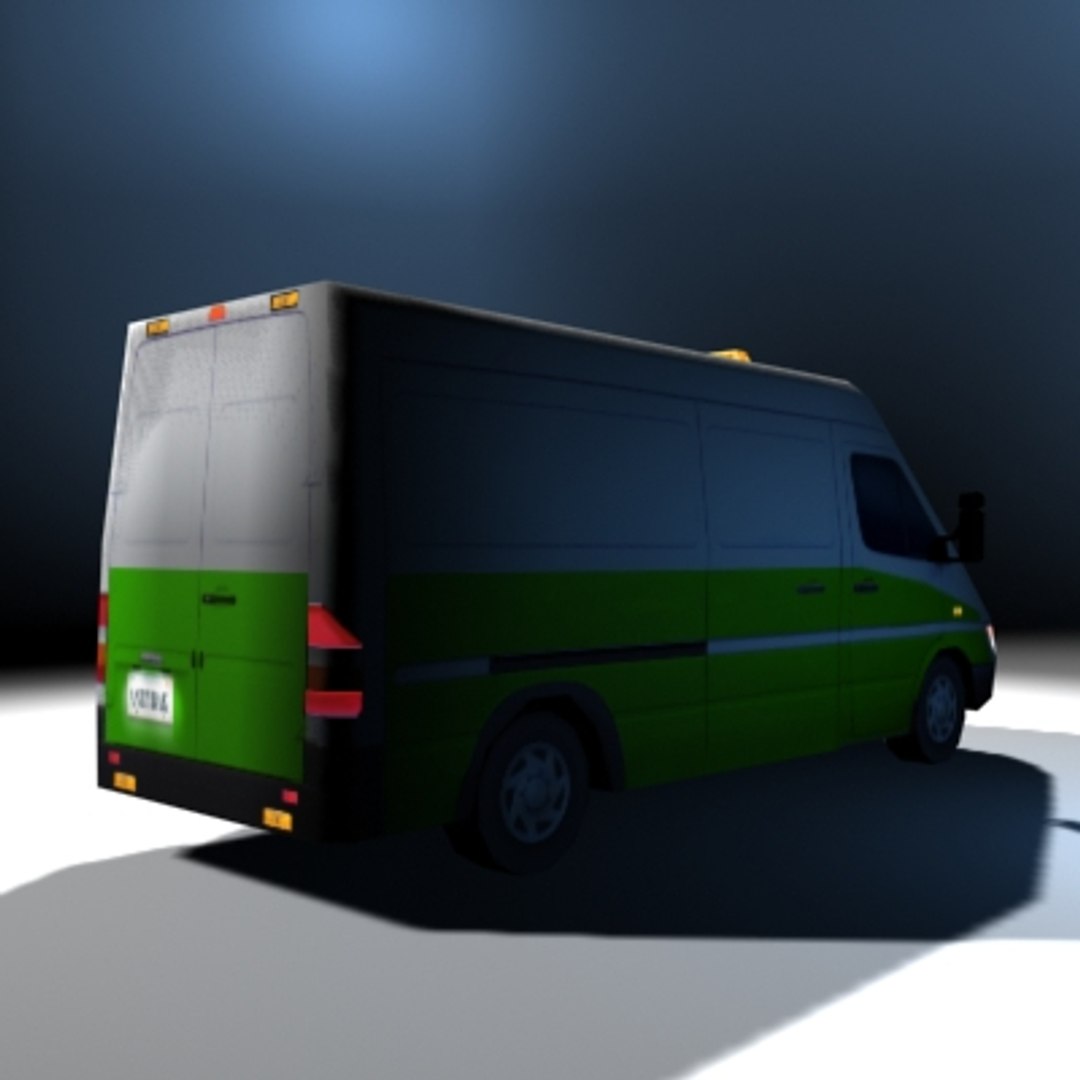 Contractor Van 3d 3ds