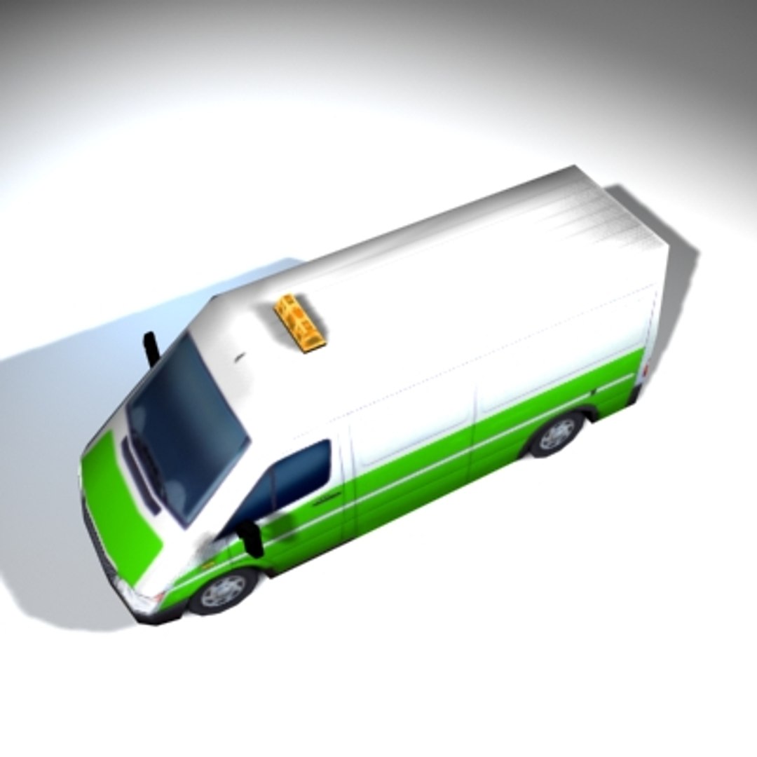 Contractor Van 3d 3ds