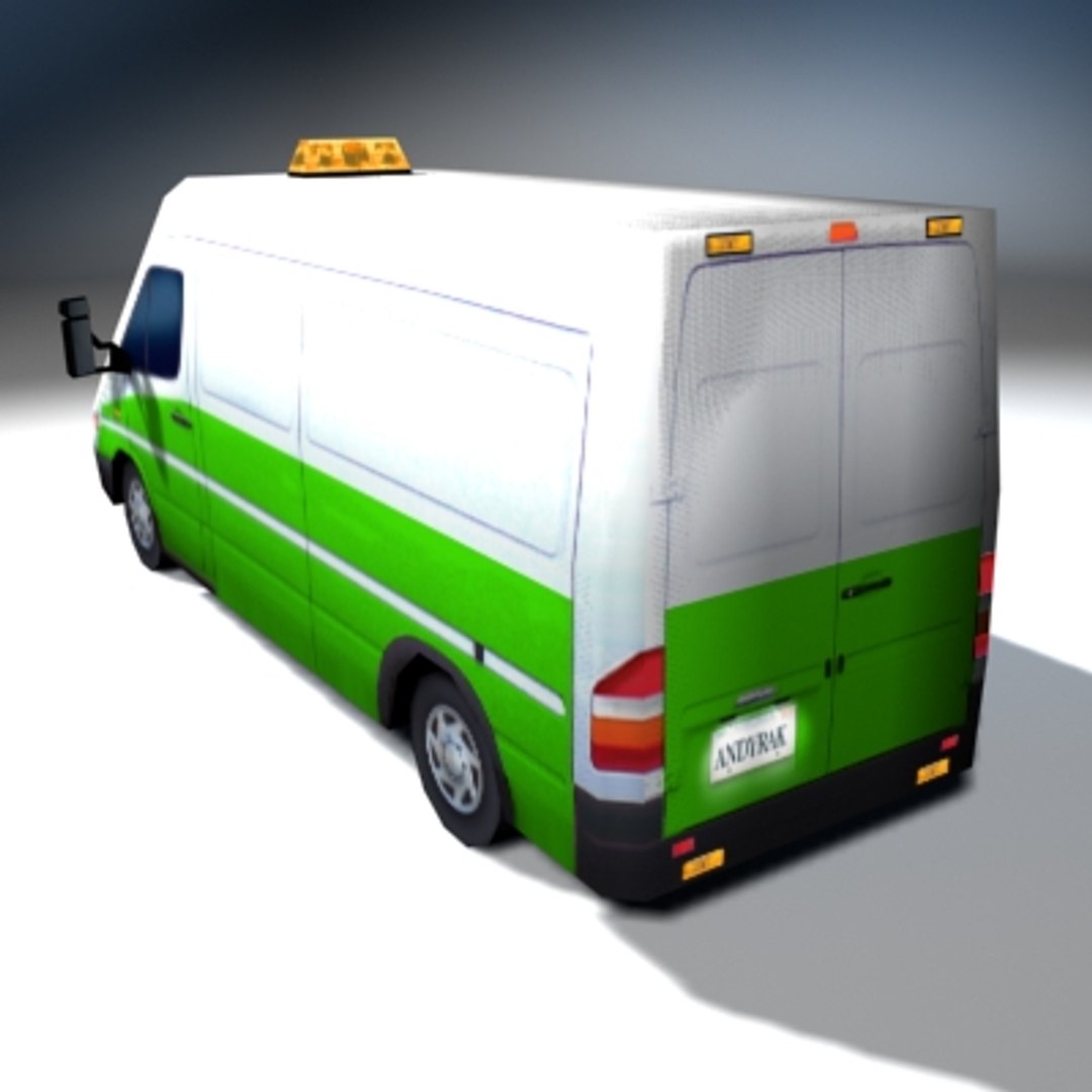 Contractor Van 3d 3ds