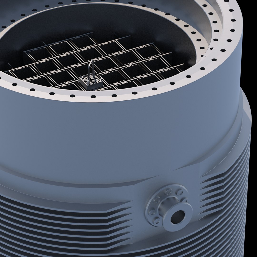 Nuclear Cask Storage Fuel 3d Max