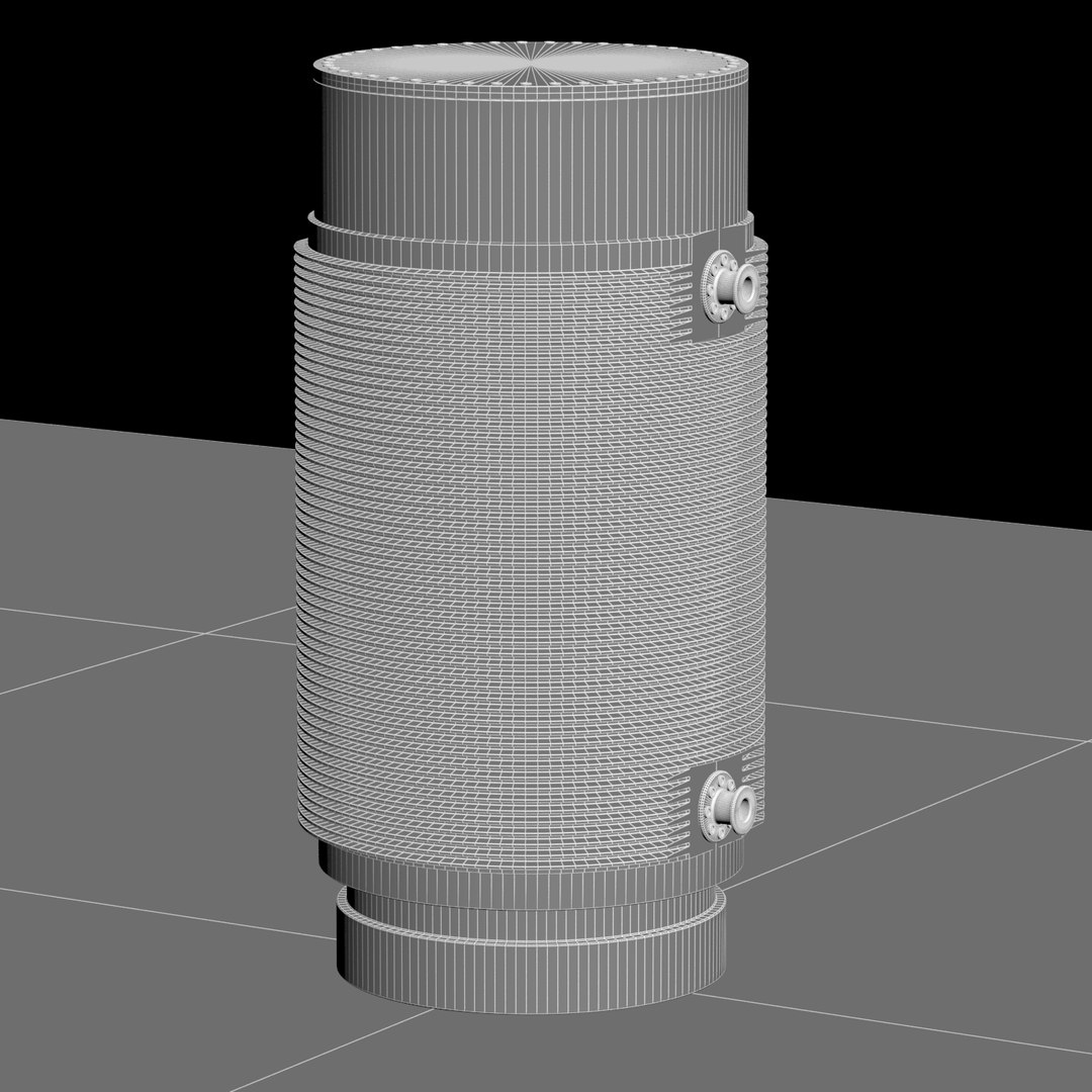 Nuclear Cask Storage Fuel 3d Max