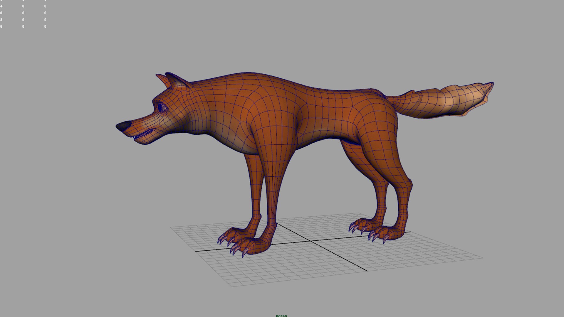 3D Cartoon Wolf 3d Model - TurboSquid 2554550