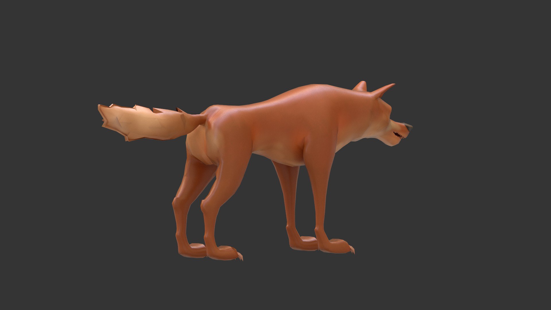3D Cartoon Wolf 3d Model - TurboSquid 2554550