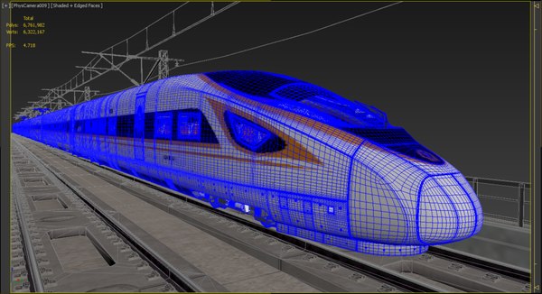 3D The Fuxing CR400BF EMU - TurboSquid 1984827