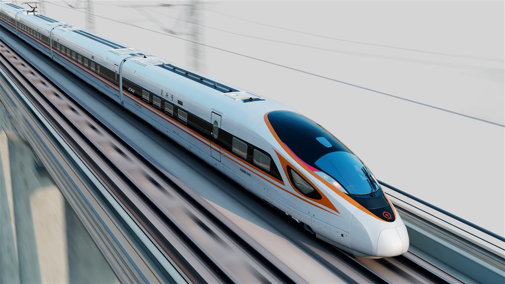 3D The Fuxing CR400BF EMU - TurboSquid 1984827