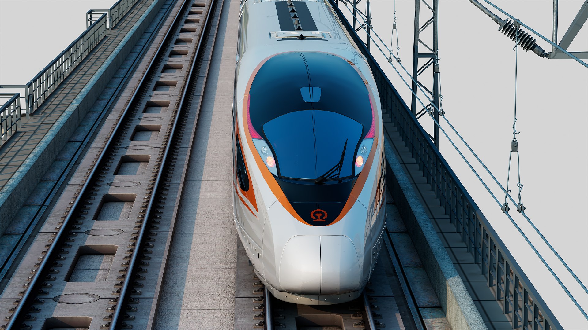 3D The Fuxing CR400BF EMU - TurboSquid 1984827