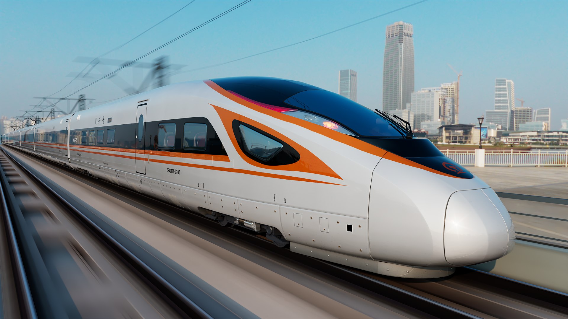 3D The Fuxing CR400BF EMU - TurboSquid 1984827