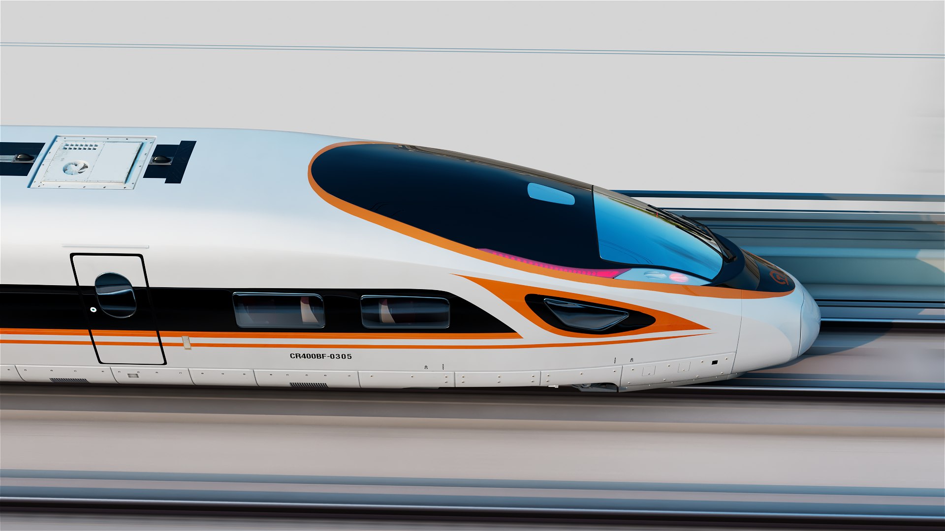 3D The Fuxing CR400BF EMU - TurboSquid 1984827