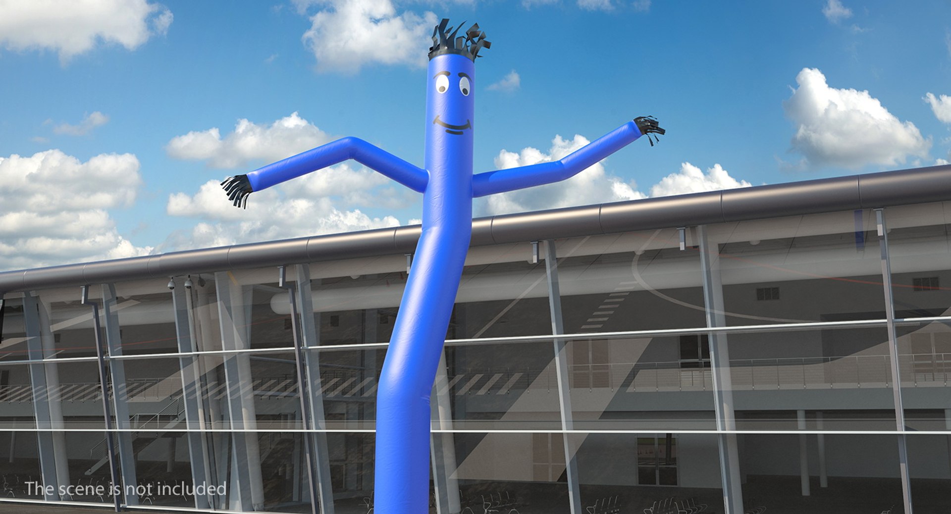 3D Skydancer Blue Dancer Sky - TurboSquid 1412715