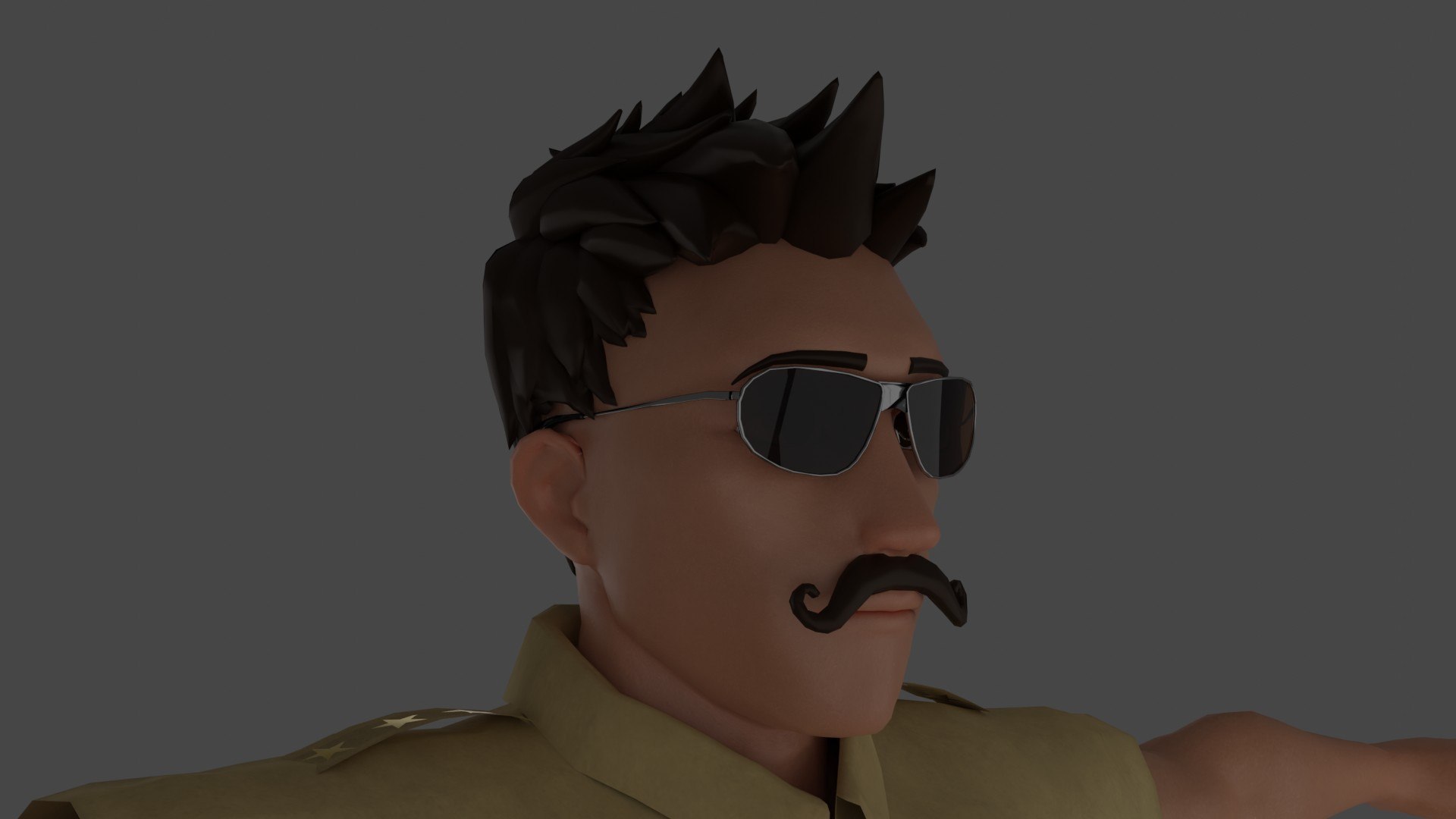 3D Indian Police Inspector Model - TurboSquid 1734294