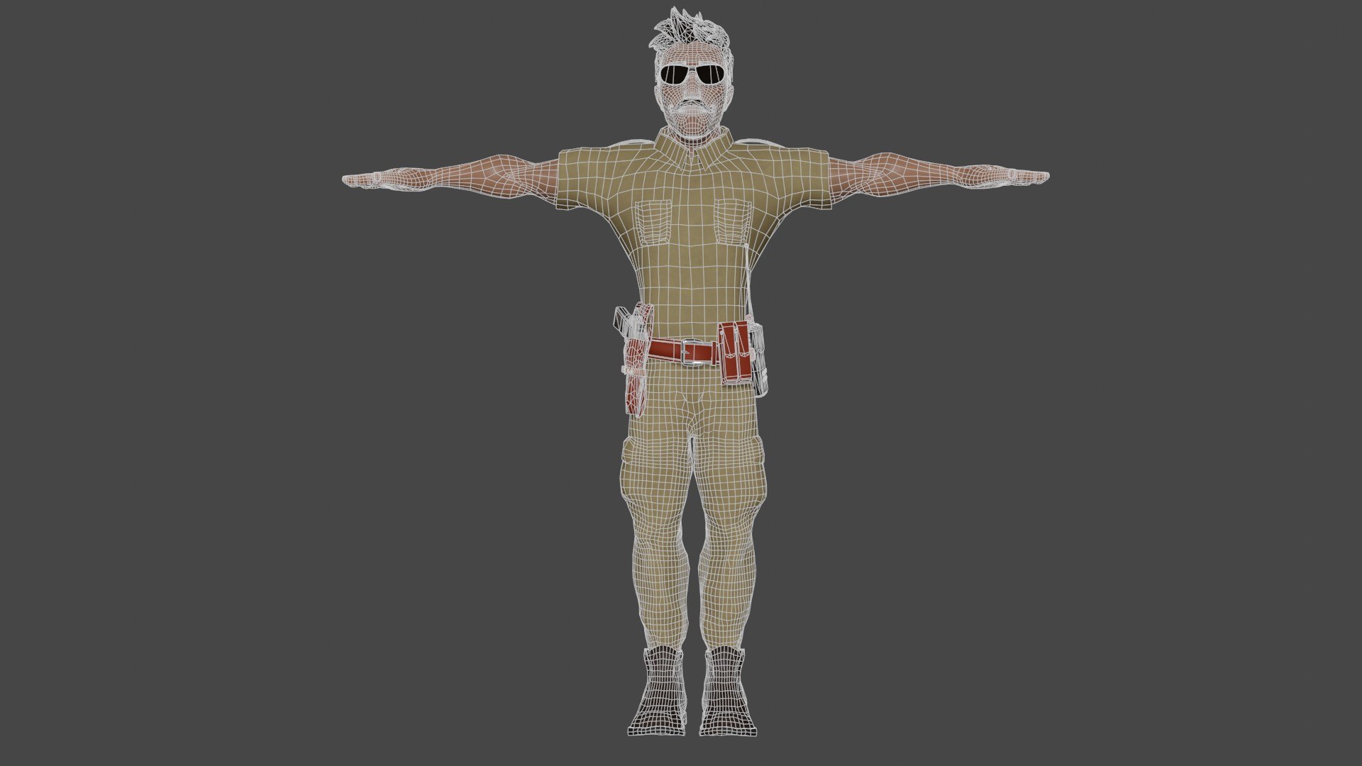 3D Indian Police Inspector Model - TurboSquid 1734294
