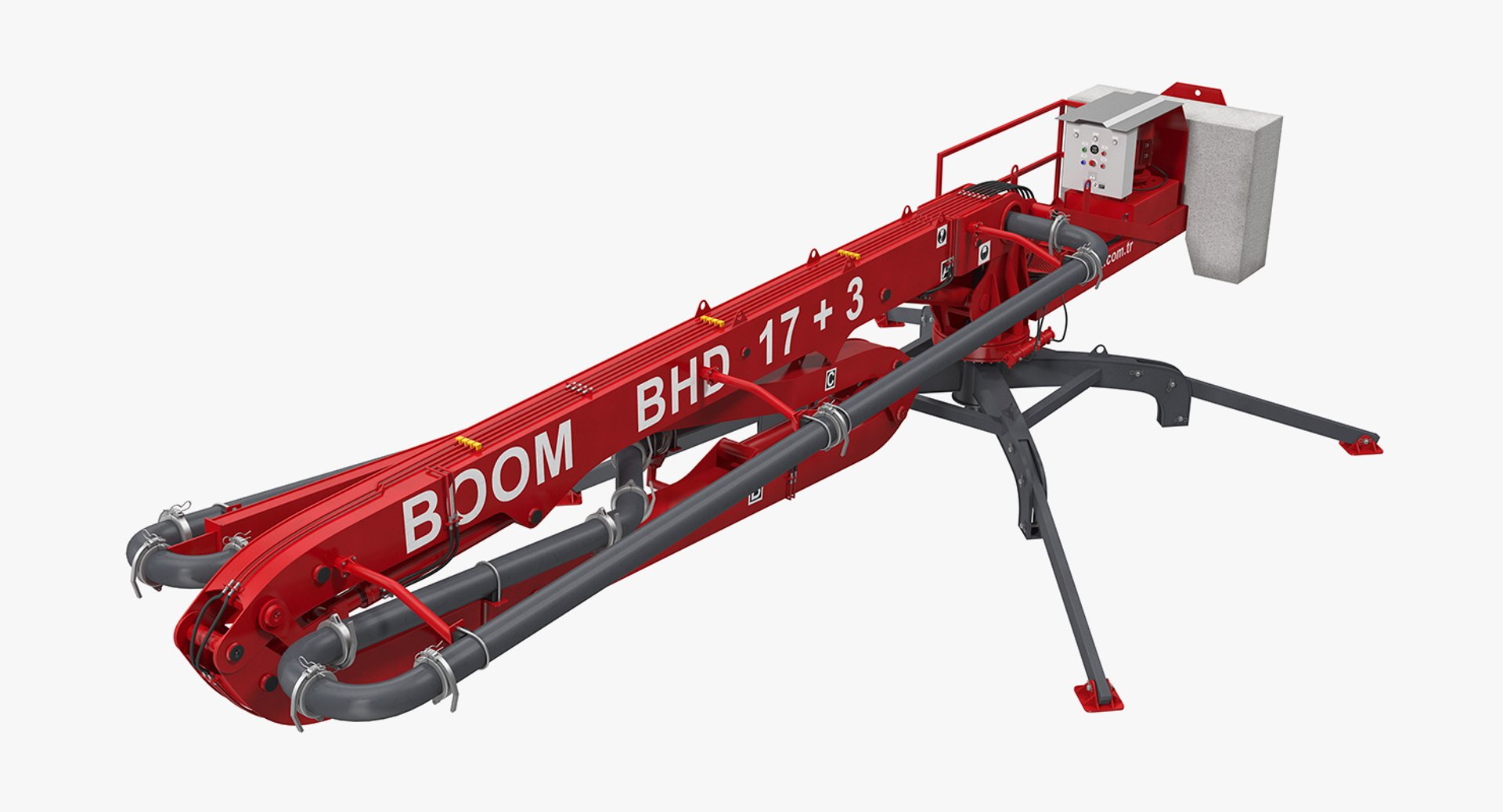 Makina Bhd17 Concrete Boom 3D Model - TurboSquid 1384555