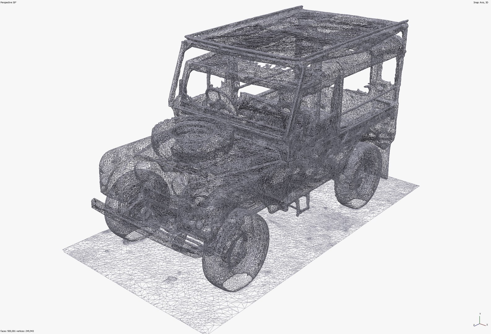 Retro Car RAW scan 2x24k Textures 3D model - TurboSquid 1812048