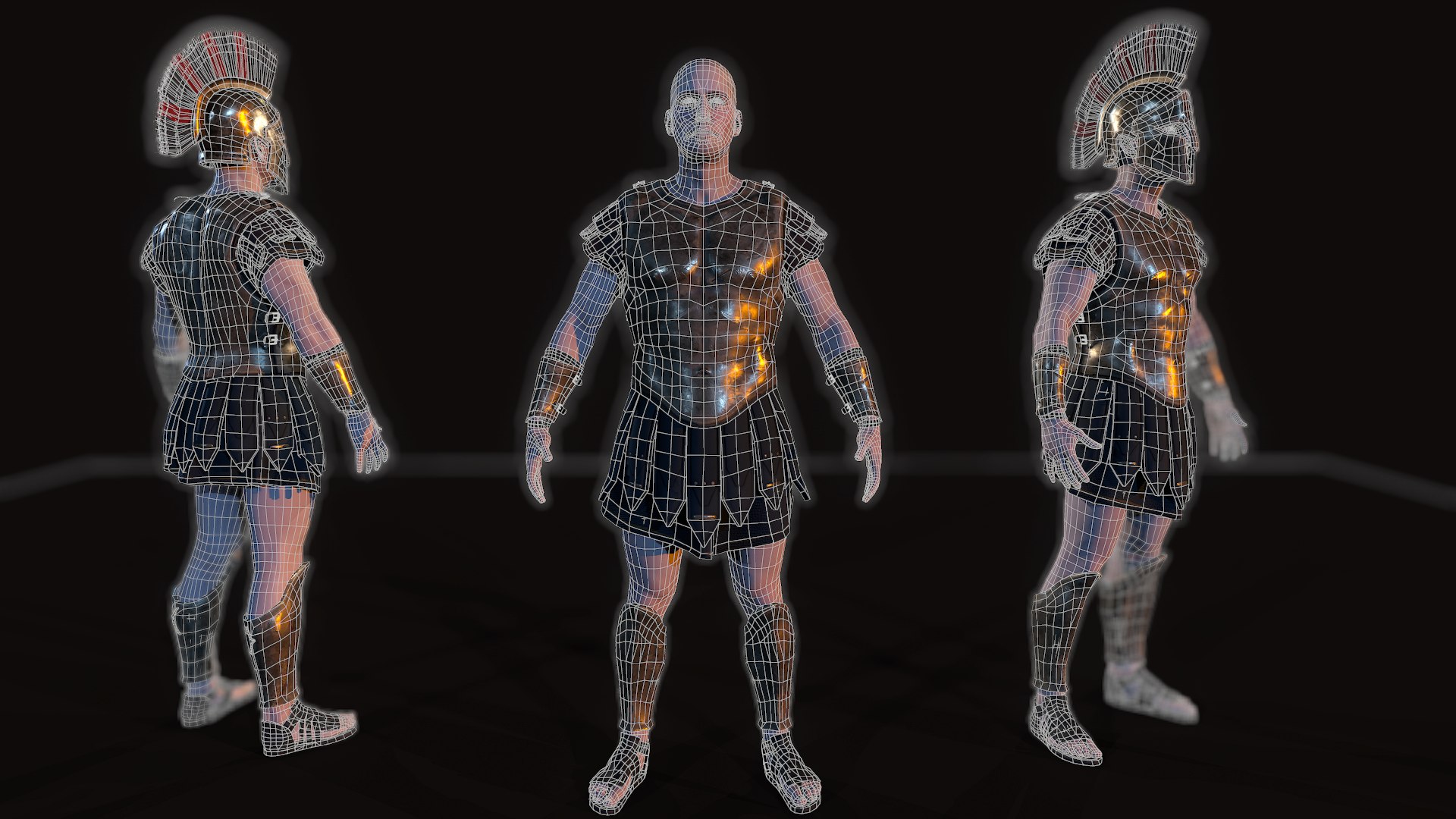 3D Model Greek Hoplite - TurboSquid 1329651