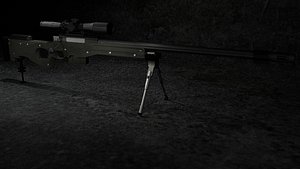 Animated Sniper Rifle 3D Models for Download | TurboSquid