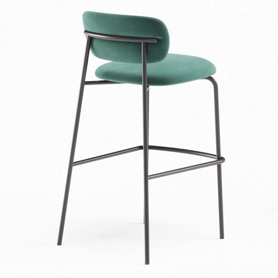 3D Aloa Bar Stool Artifort - TurboSquid 2400006