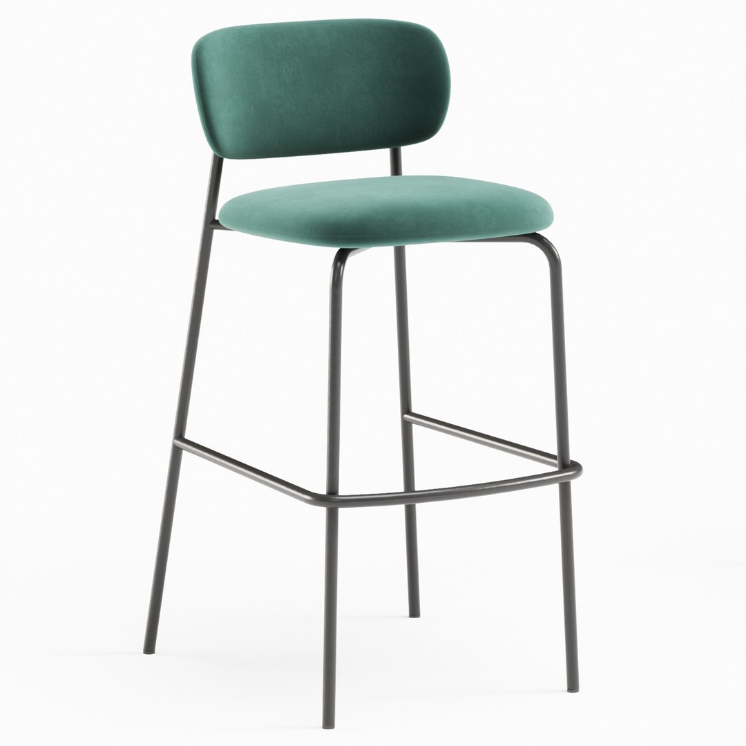 3D Aloa Bar Stool Artifort - TurboSquid 2400006
