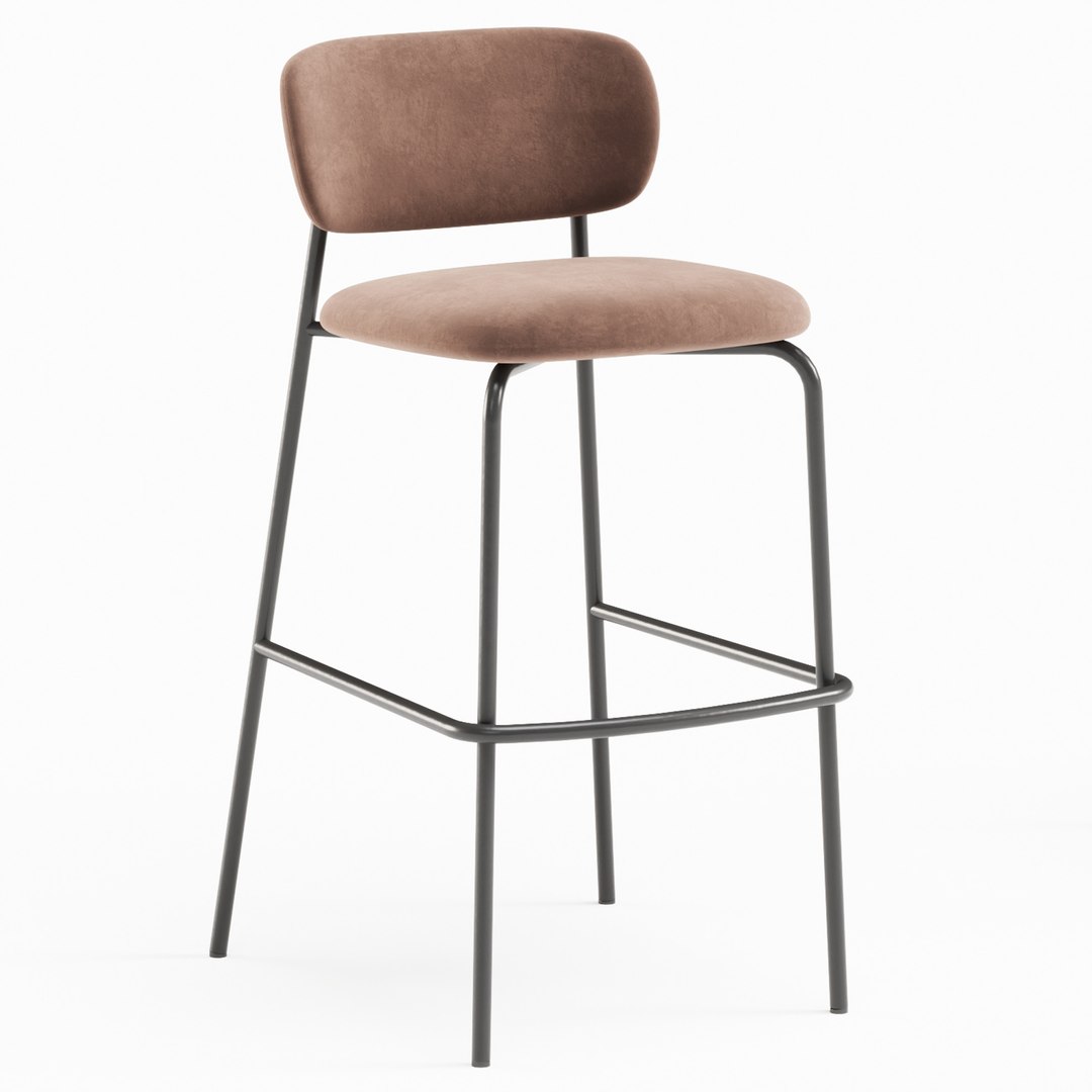 3D Aloa Bar Stool Artifort - TurboSquid 2400006