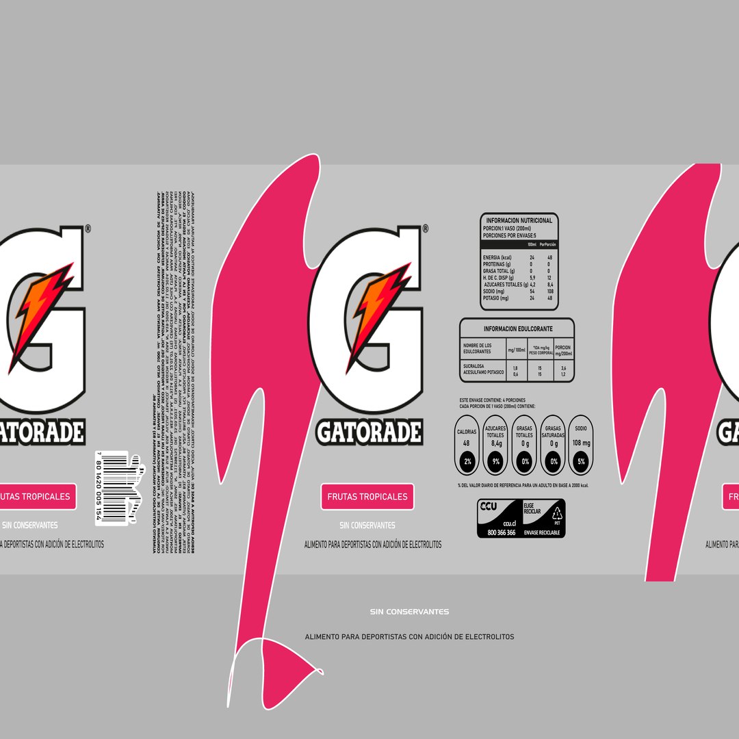 3D Gatorade 1LT Model - TurboSquid 2249929
