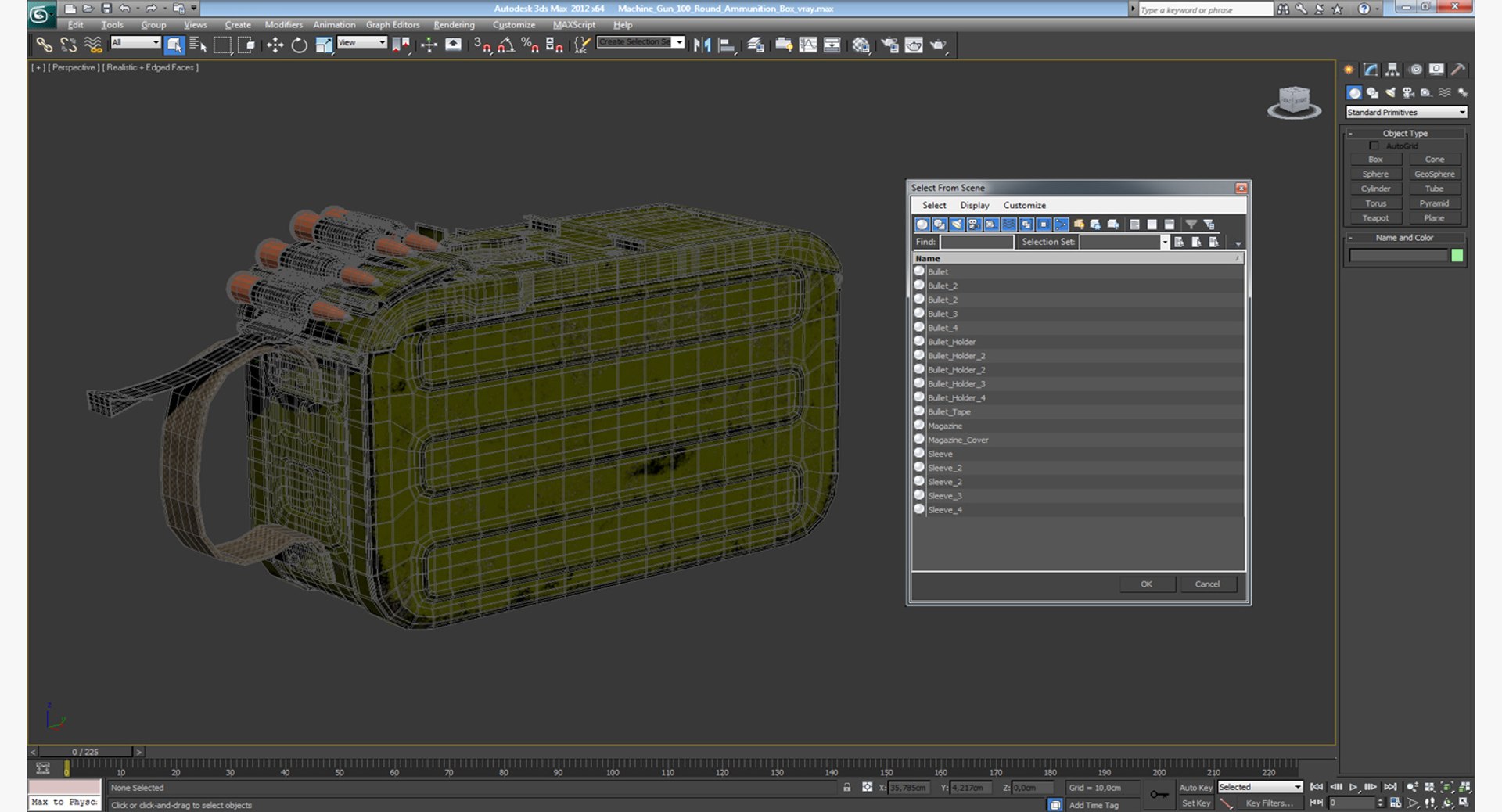 Max Machine Gun 100 Ammunition Box