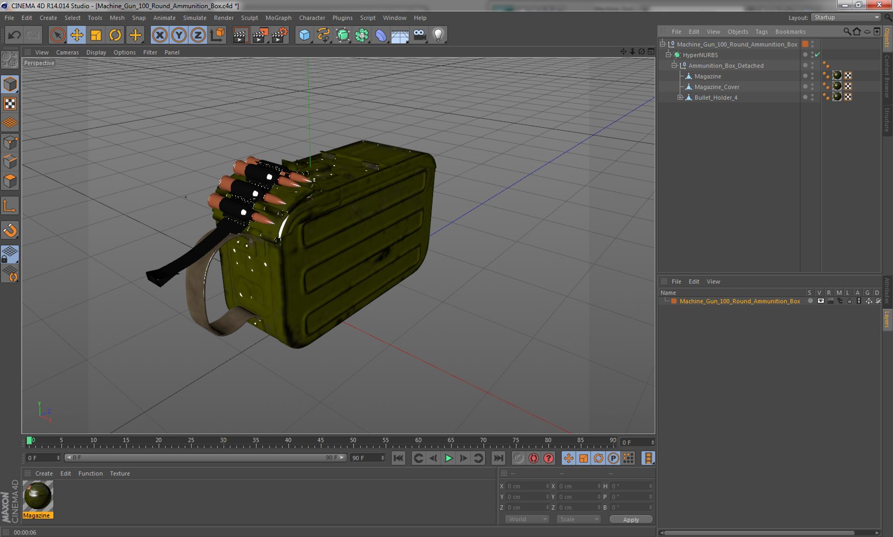 Max Machine Gun 100 Ammunition Box