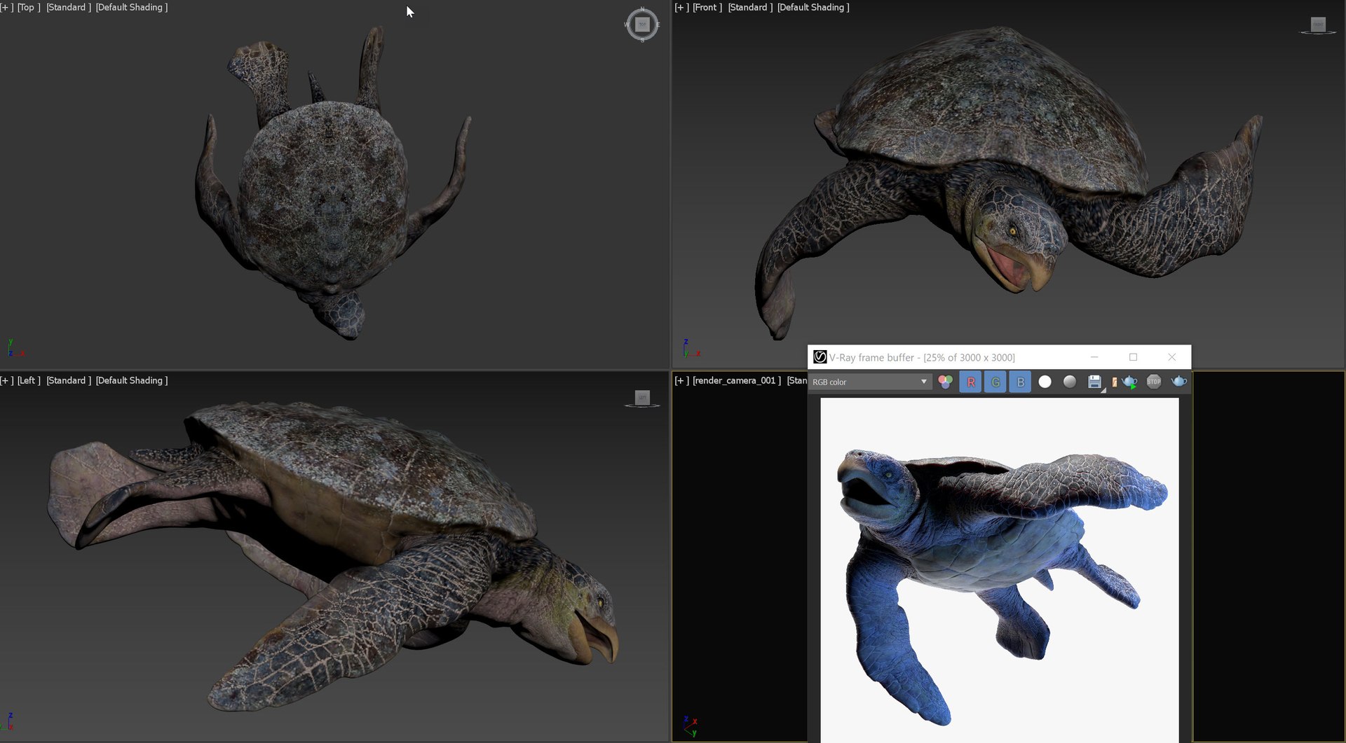 Archelon Animated 3D Model - TurboSquid 1919878