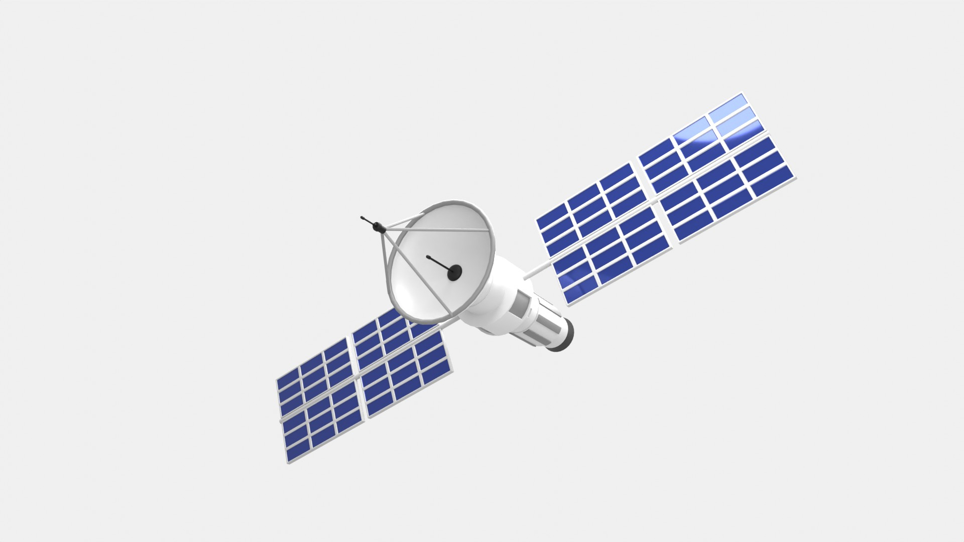 Satellite 3D Illustration 3D Model - TurboSquid 2244047