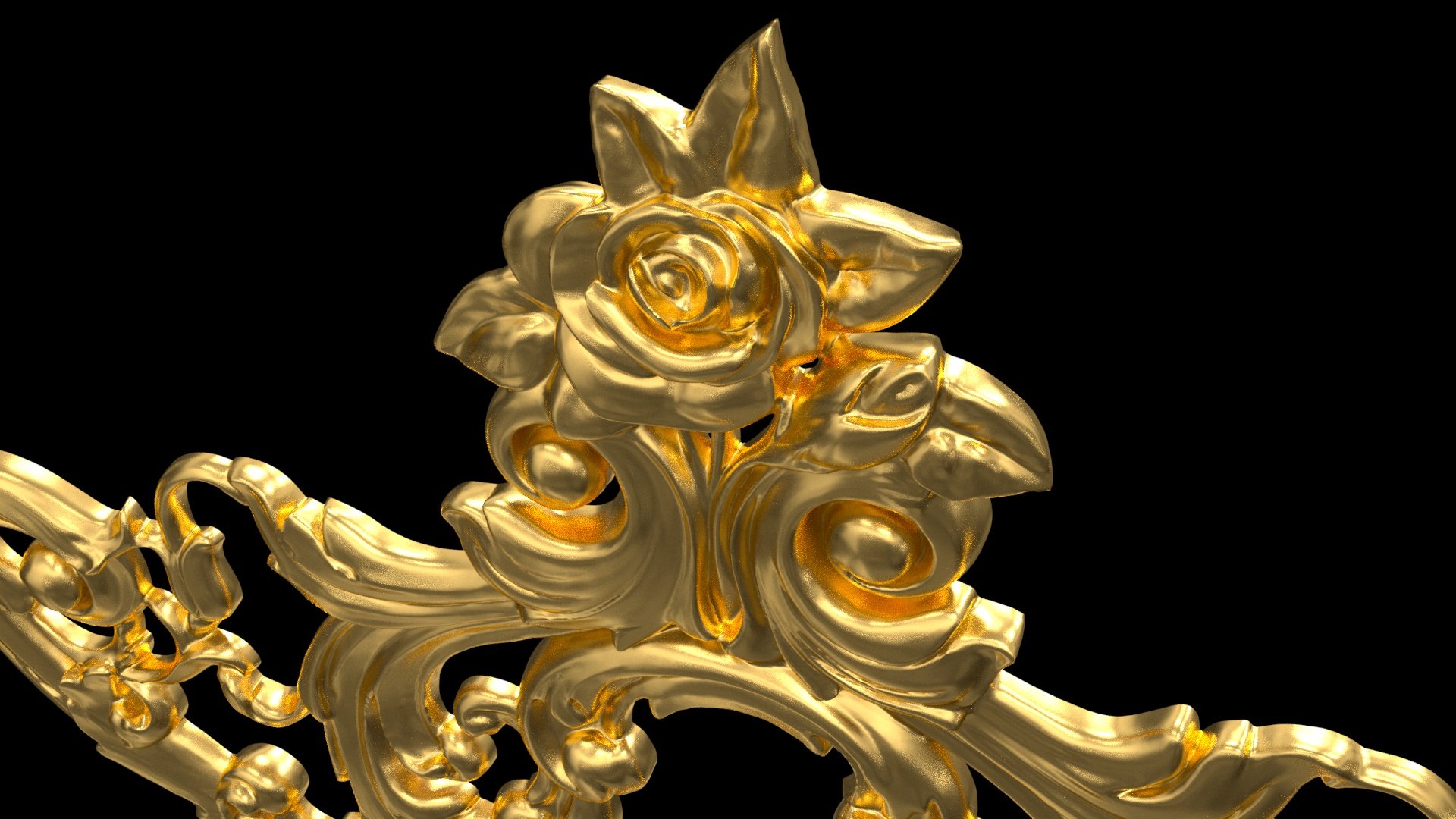 Plaster Decorative Bow DS476 3D - TurboSquid 2374607