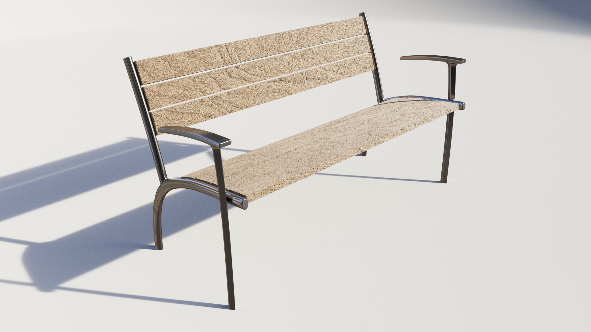 Melbourne CBD_bench 3D Model - TurboSquid 2312852