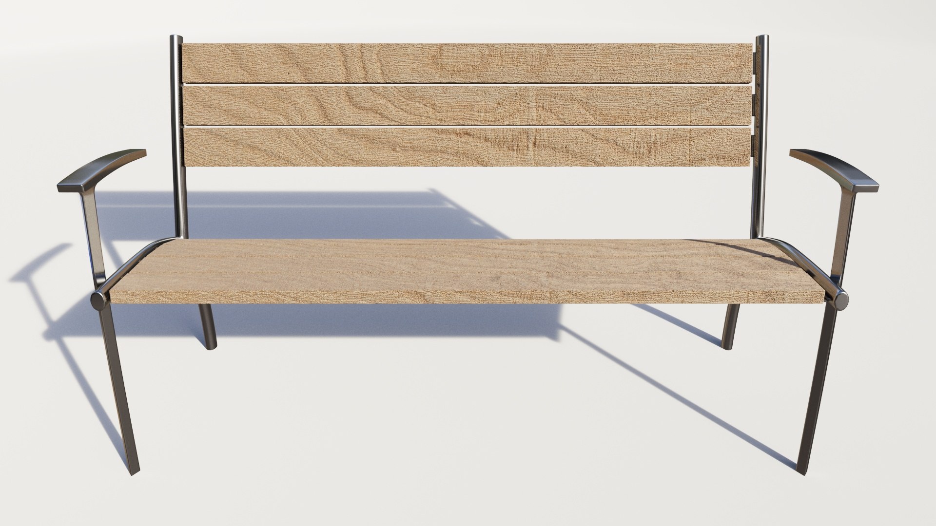 Melbourne CBD_bench 3D Model - TurboSquid 2312852