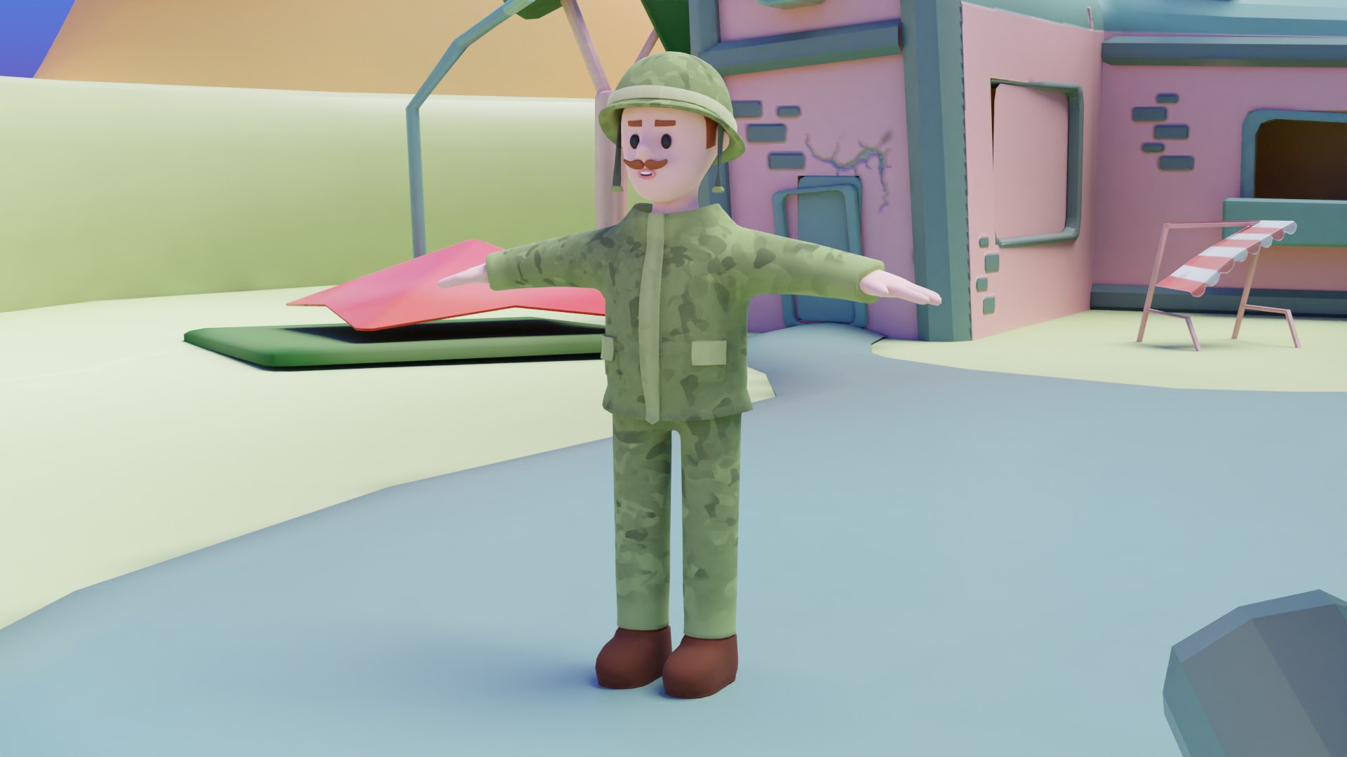 Free 3D Clay Zombie APOCALYPSE City Lite Free Pack Character Model ...