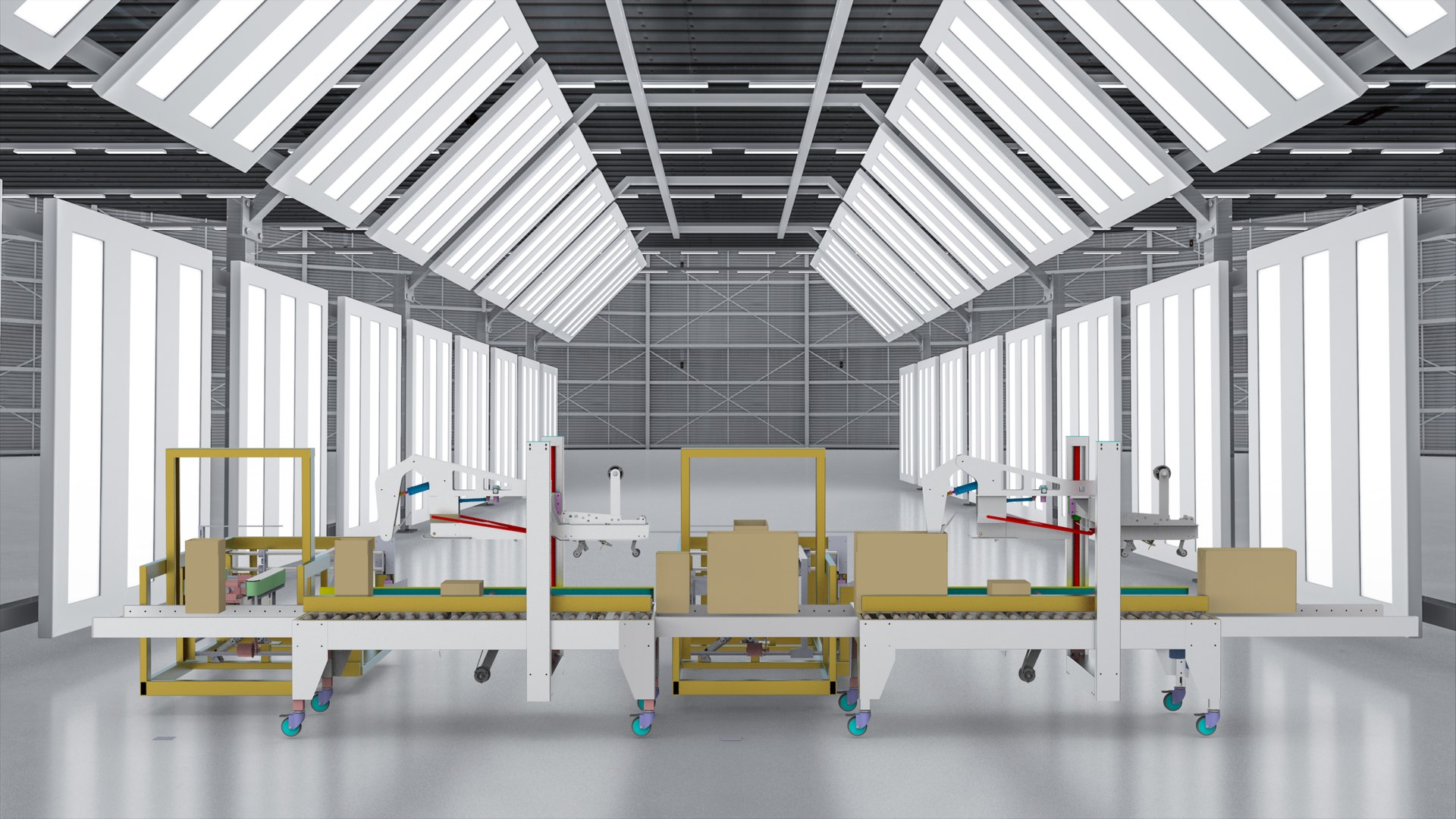 Automatic Unpacking And Sealing Machine Model - TurboSquid 2087921