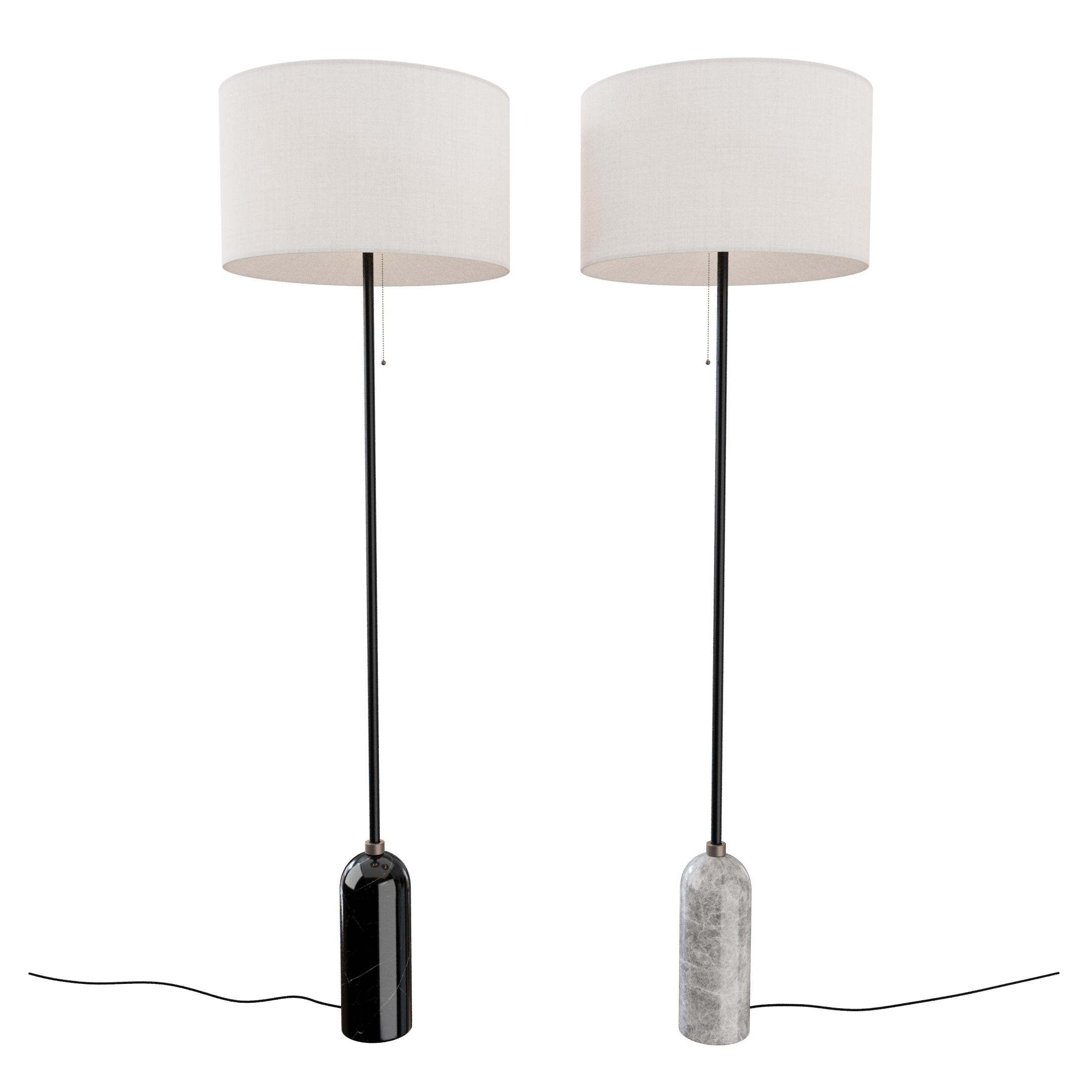 Tynell floor lamp gubi 3D model - TurboSquid 1443573