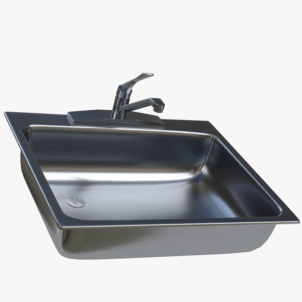 3d model kitchen sink