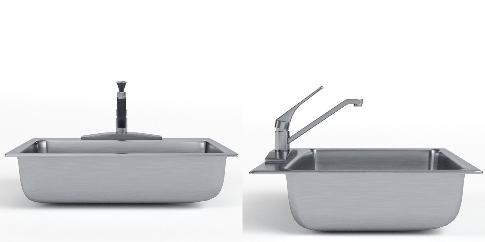 3d Model Kitchen Sink